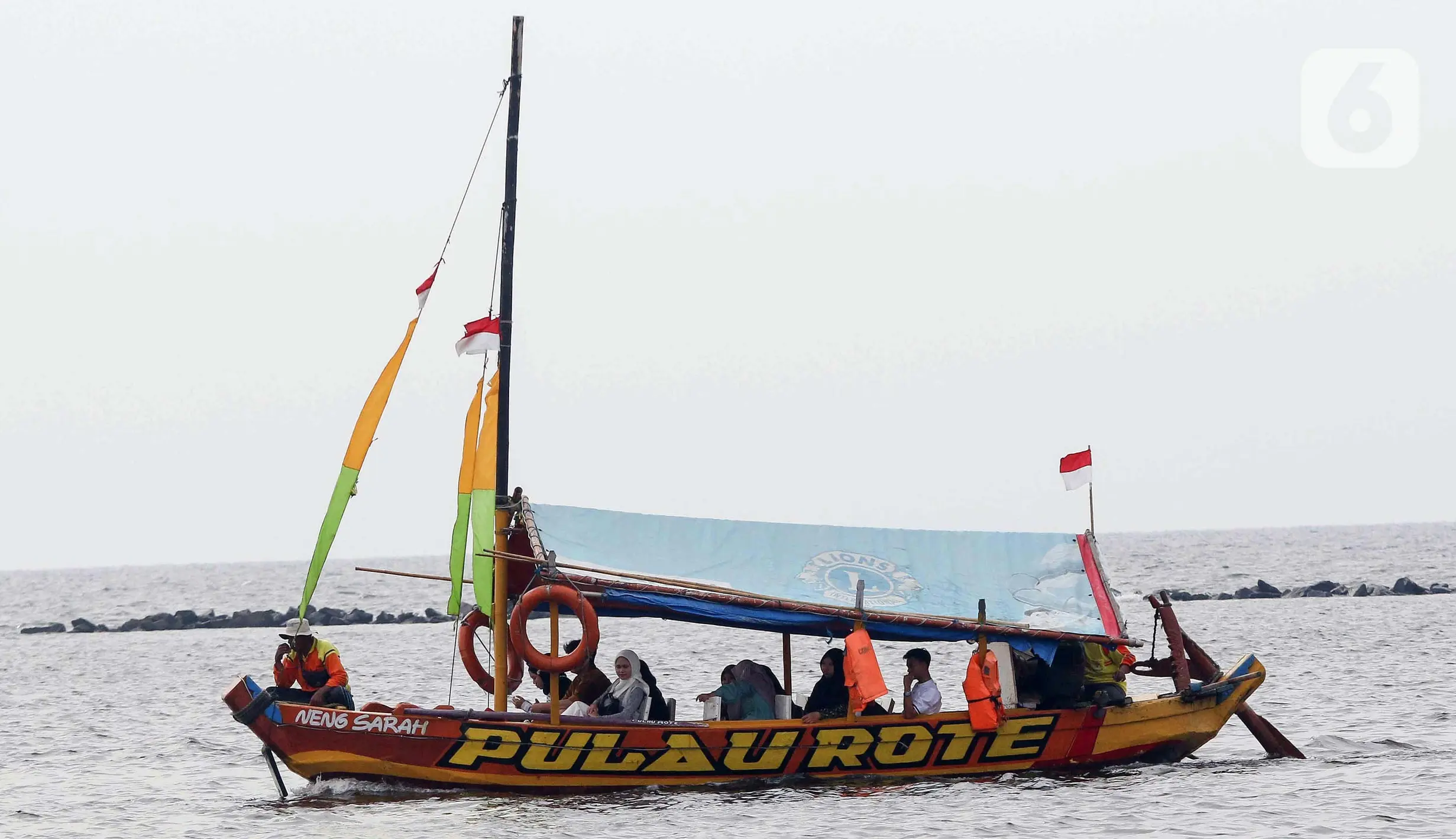 Pantai Lagoon Ancol Masih Jadi Lokasi Favorit Warga Habiskan Libur Panjang - Foto Liputan6.com