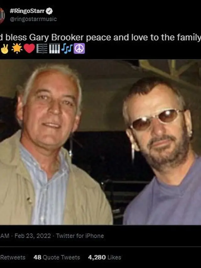 Rocker Veteran Gary Brooker dari Procol Harum Meninggal Dunia Saat ...