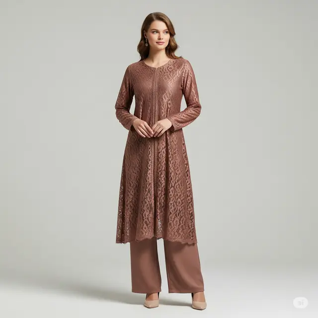 9 Model Baju Tunik Brokat Modern Terbaru 2025: Elegan dan Modern - Hot ...