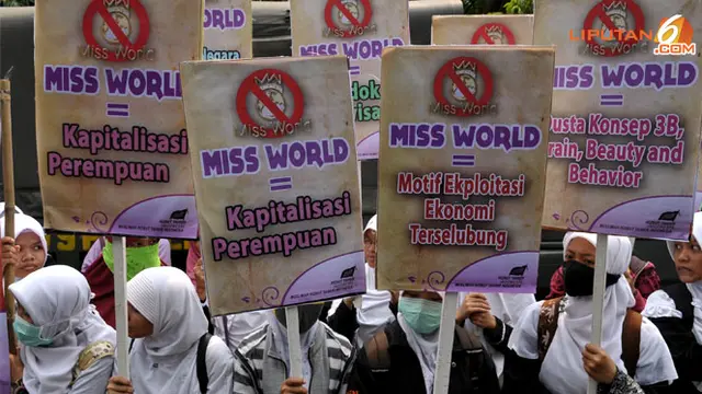 Tolak Miss World, HTI Geruduk Kemenko Kesra dan MNC Tower - News ...