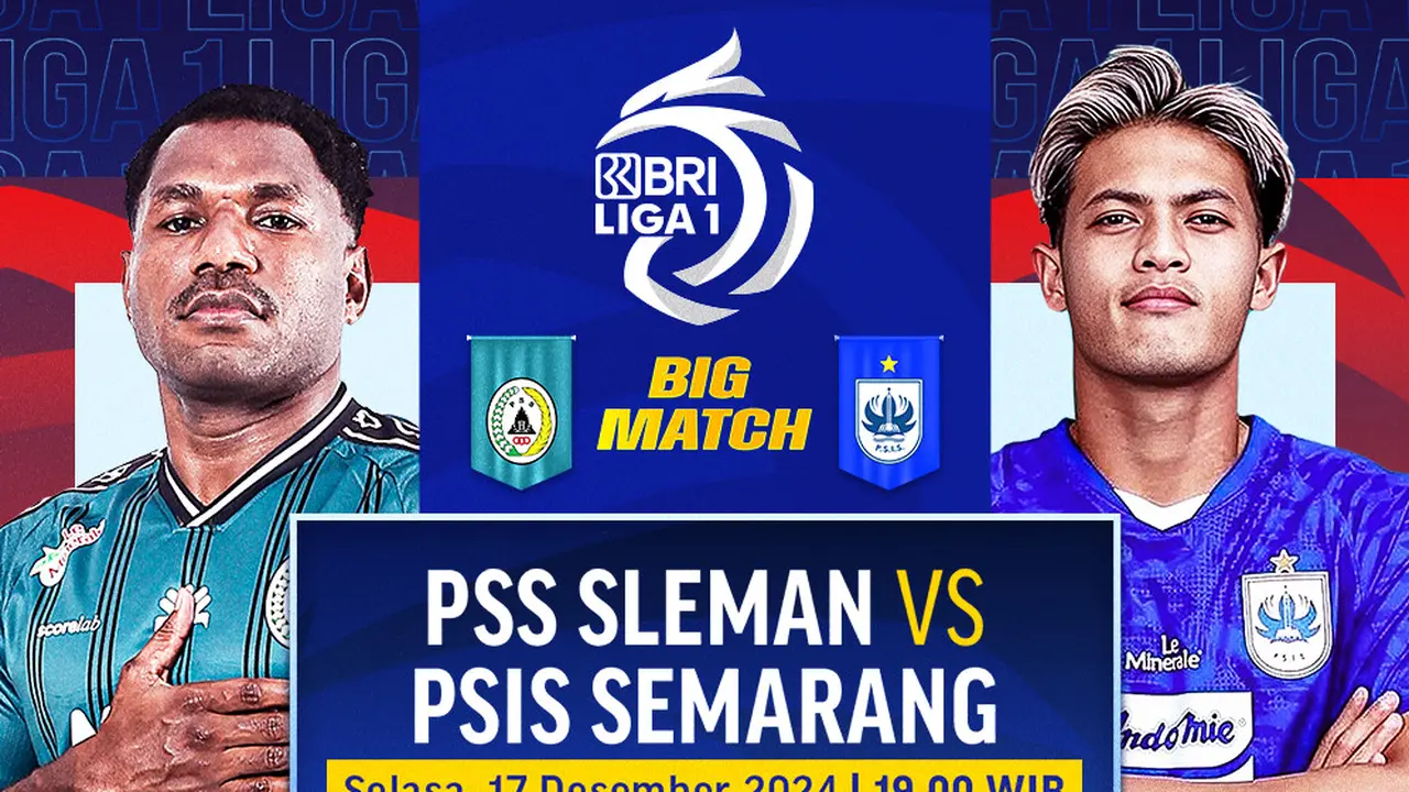 Live Streaming Big Match BRI Liga 1: PSS Sleman vs PSIS Semarang di Vidio - Indonesia Bola.com
