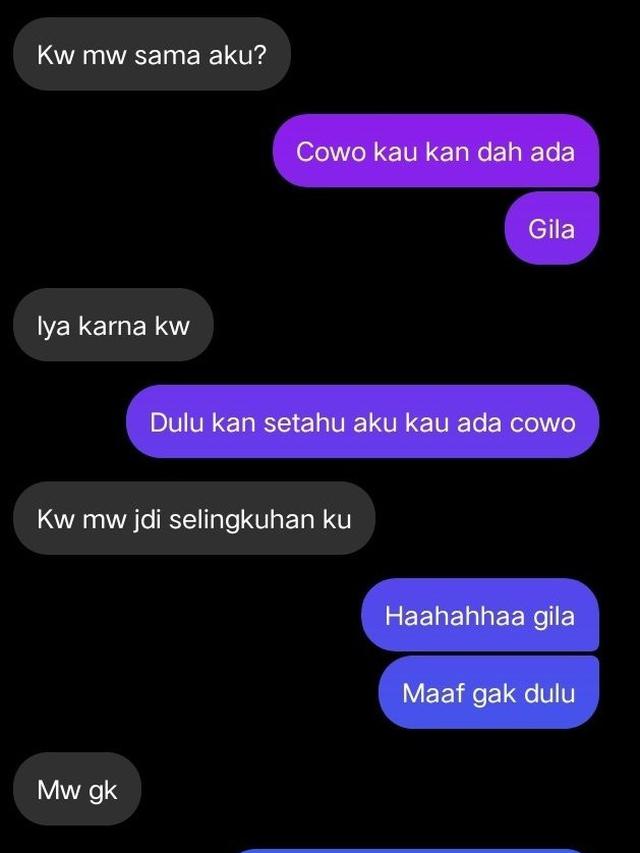 6 Chat Cewek Hubungi Teman Cowok di Belakang Pacar Ini Bikin Geleng ...