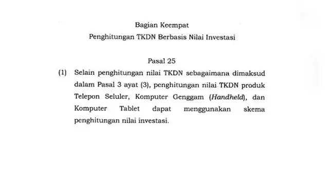 TKDN Ponsel 4G Berbasis Nilai Investasi, Angin Segar Bagi Vendor ...