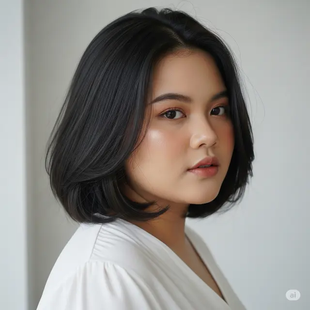 7 Model Rambut Bob Pendek untuk Wajah Bulat dan Gemuk yang Bikin Wajah ...