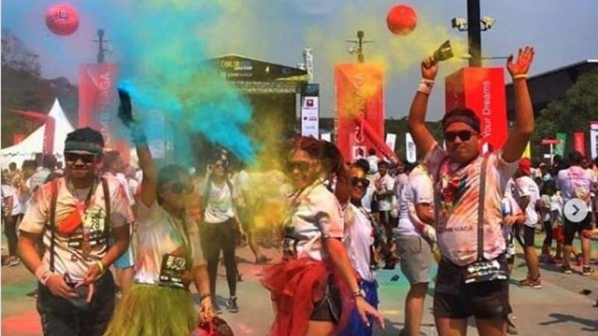 Jelang Lomba Lari Penuh Warna dan Spot Foto di The Color Run 2019 ...