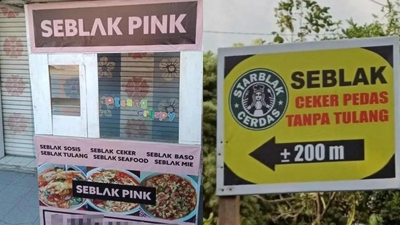 6 Spanduk Jualan Seblak Ini Kreatif Sekaligus Kocak, Pembeli Senyum ...