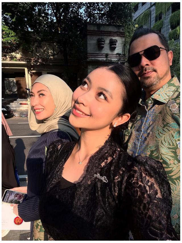 6 Potret Keluarga Sultan Djorghi Hadiri HUT ke-80 TNI, Aquene Aziz ...