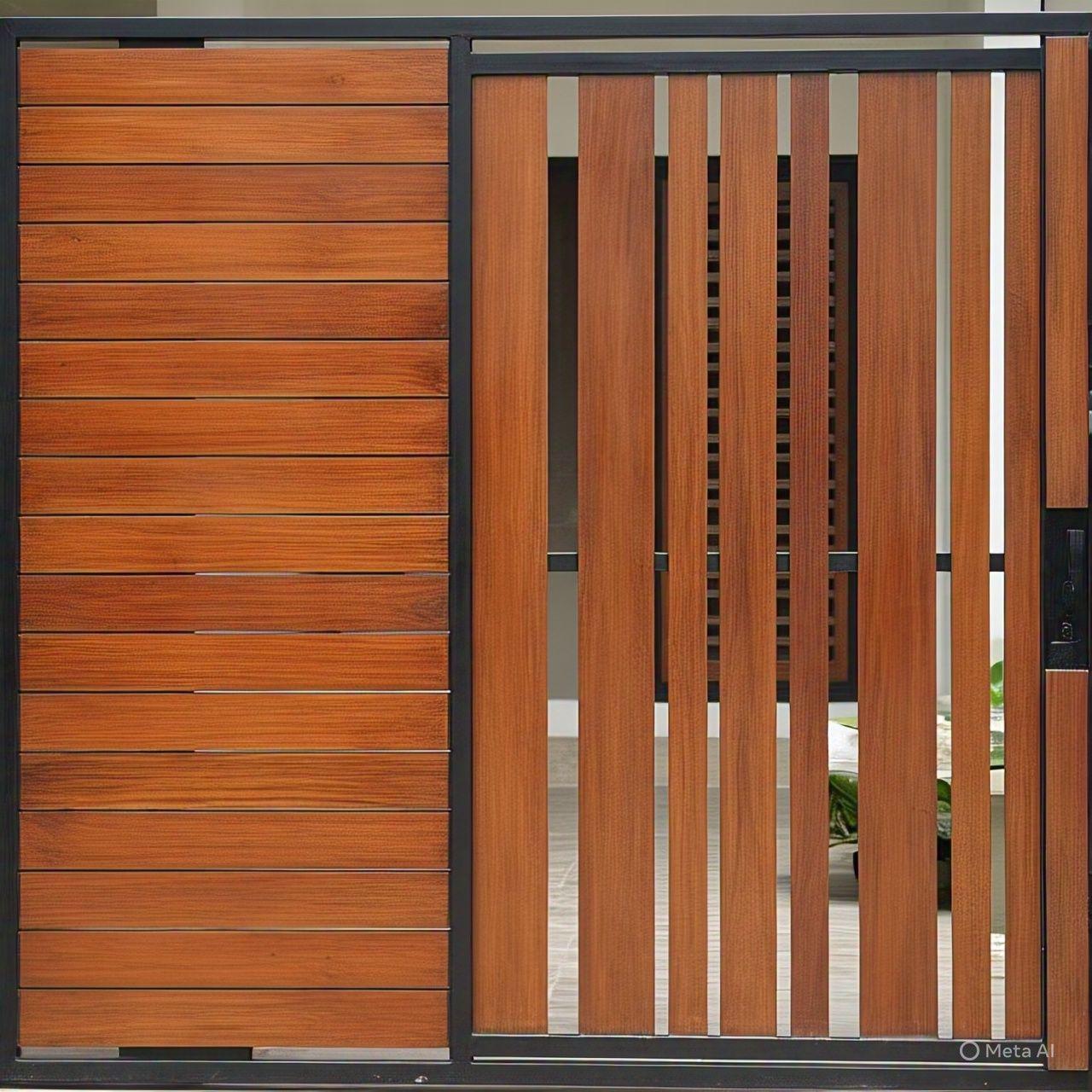15 Model Pintu Pagar Dorong Minimalis Modern Populer di 2025, Elegan ...