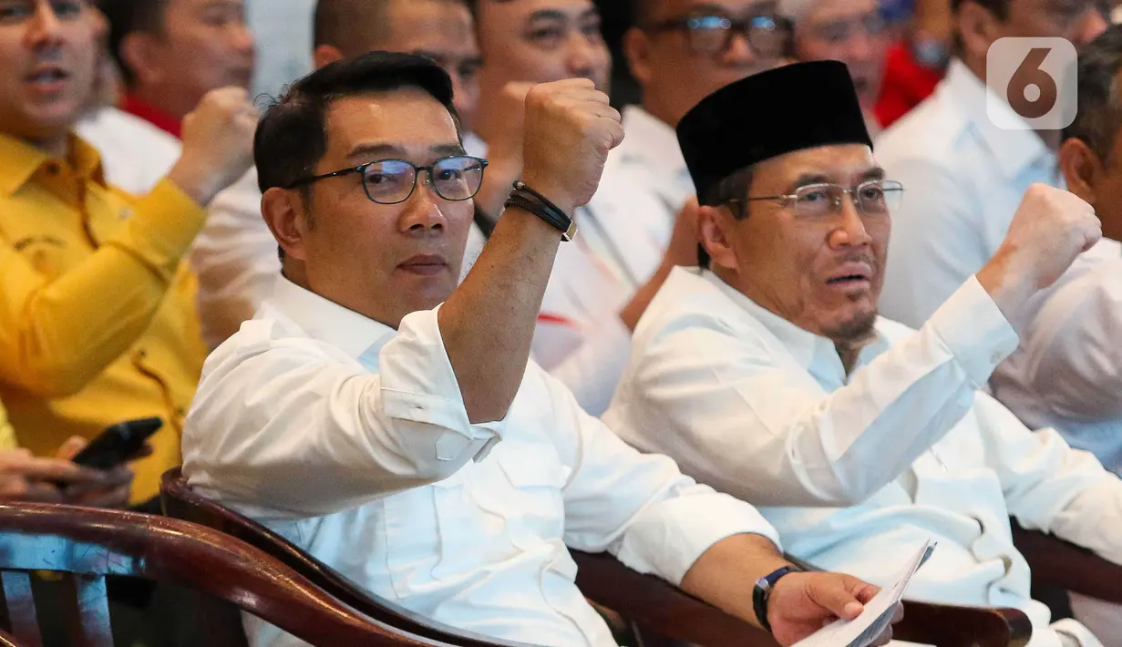 Resmi Ridwan Kamil Suswono Dideklarasikan Maju Pilkada Jakarta 2024