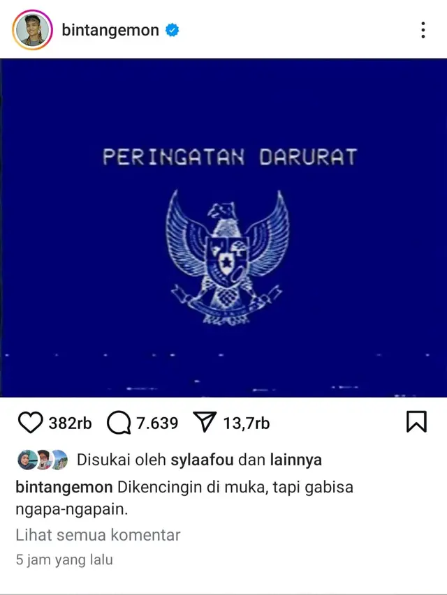 Viral 6 Artis Unggah Peringatan Darurat Bergambar Garuda, dari Najwa Shihab hingga Wanda Hamidah ...