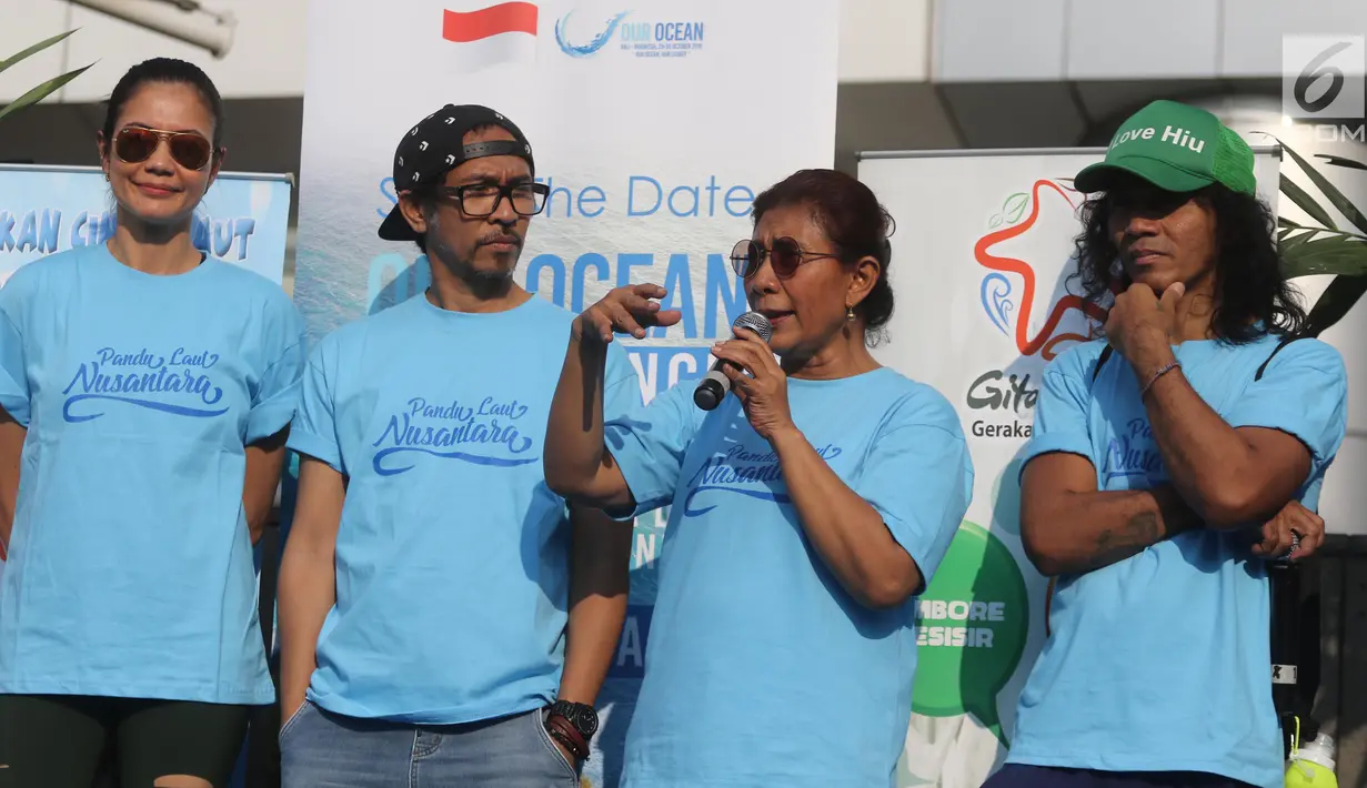 FOTO: Menteri Susi dan Sejumlah Pemerhati Laut Resmikan Pandu Laut ...