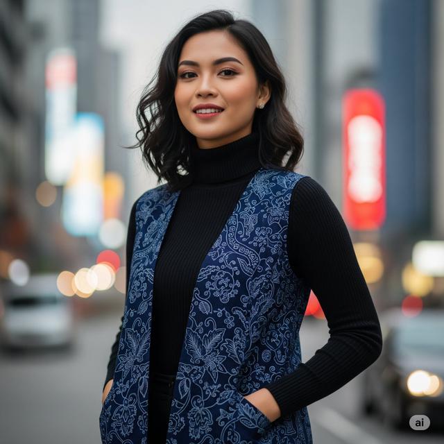 15 Outer Batik Wanita Layering Terbaik di 2025, Stylish, Unik, dan ...