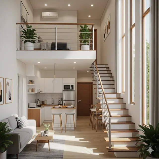 10 Desain Rumah Kecil di Pemukiman Padat Penduduk, Tetap Nyaman dan ...
