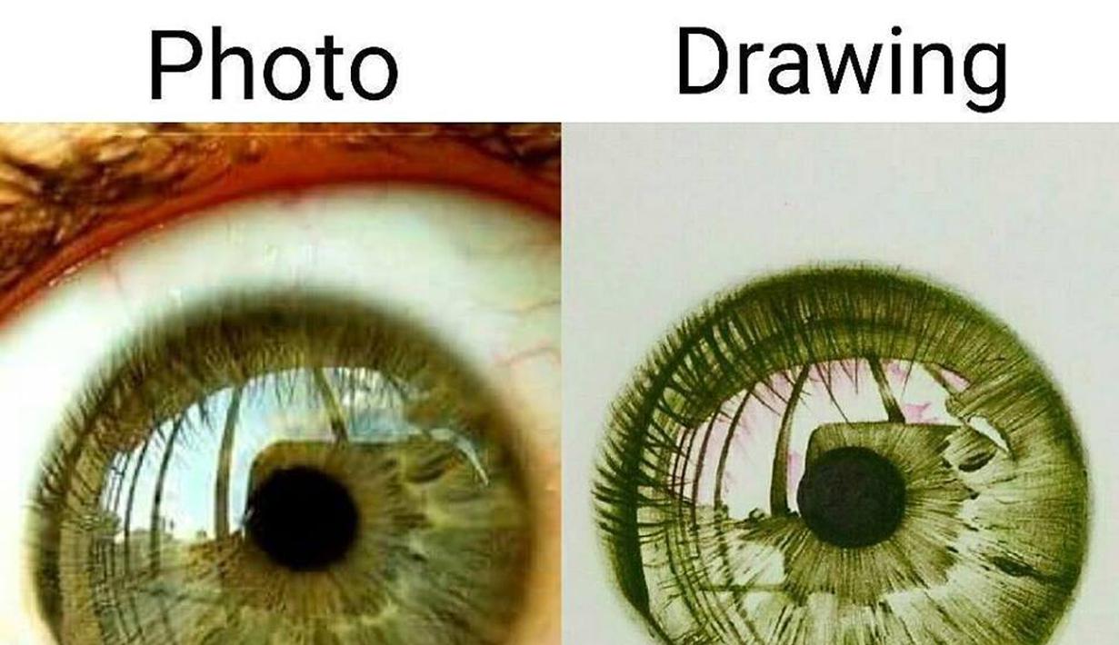 Foto dan Lukisan Mata Ini Keren Banget - Juaranya yang Mana? - Photo ...