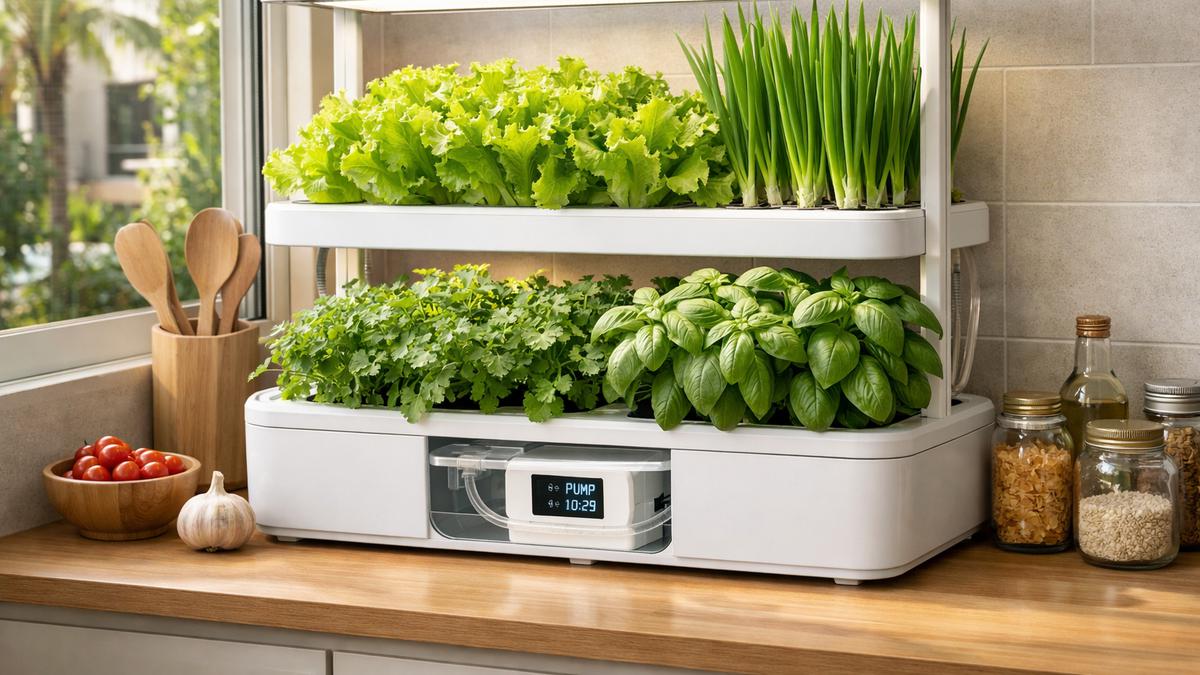 7 Ide Kebun Mini Indoor dengan Pengairan Otomatis, Cocok untuk Rumah ...