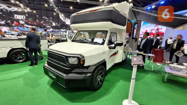 Melihat dari Dekat Modifikasi Toyota Hilux Champ di Motor Expo 2023 - Otomotif Liputan6.com