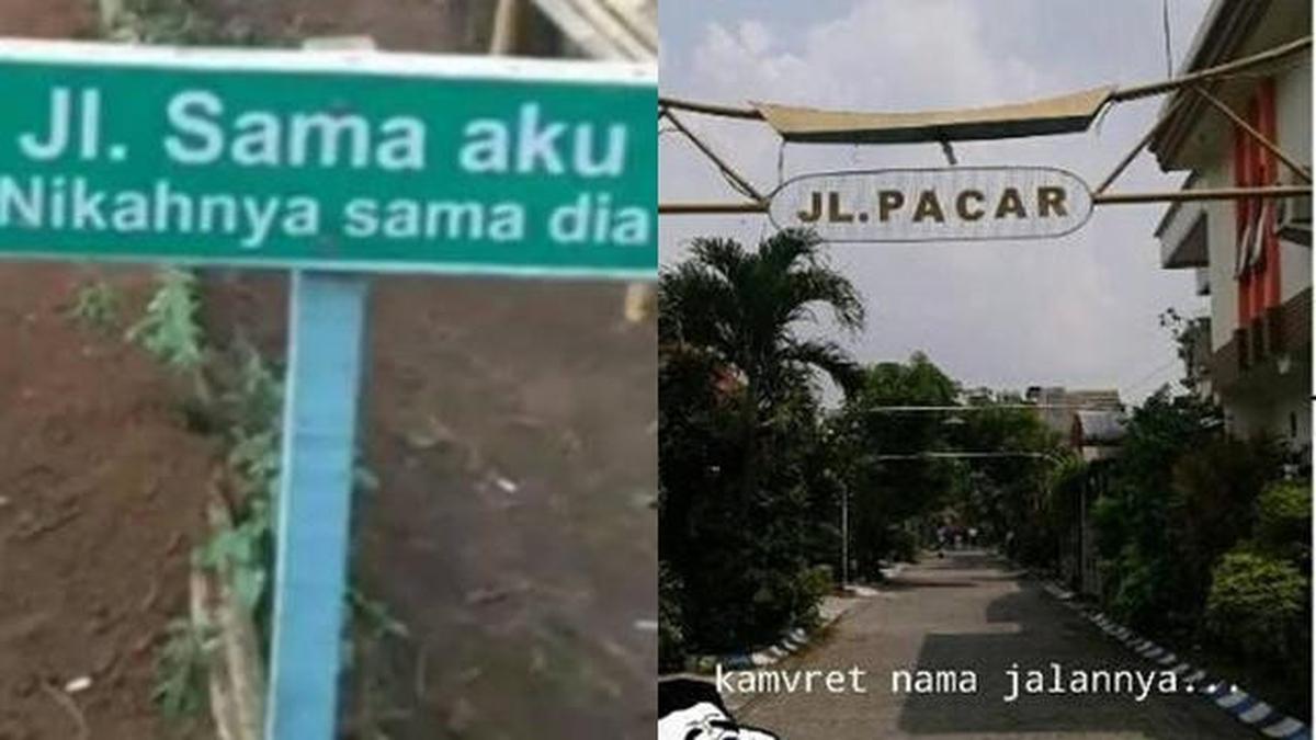 Kumpulan Nama Jalan Unik yang Viral di Media Sosial, Bikin Teringat Mantan