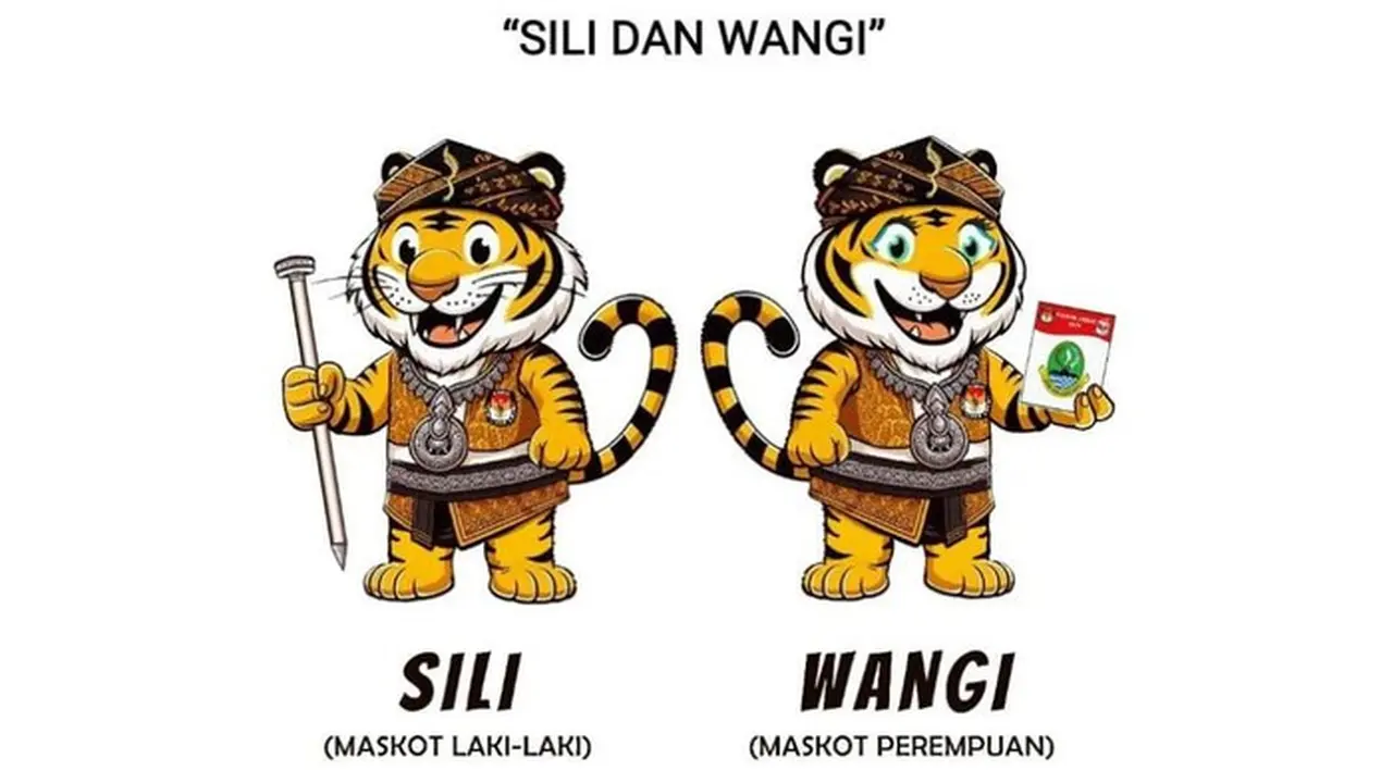 Mengenal Maskot Pilkada Jabar 2024 Sili dan Wangi, Apa Maknanya? - Hot Liputan6.com