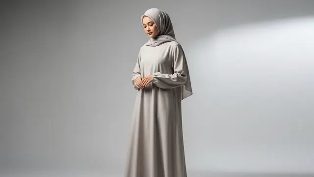 7 Model Abaya Minimalis Anti Gerah untuk Umroh, Nyaman Beribadah di ...
