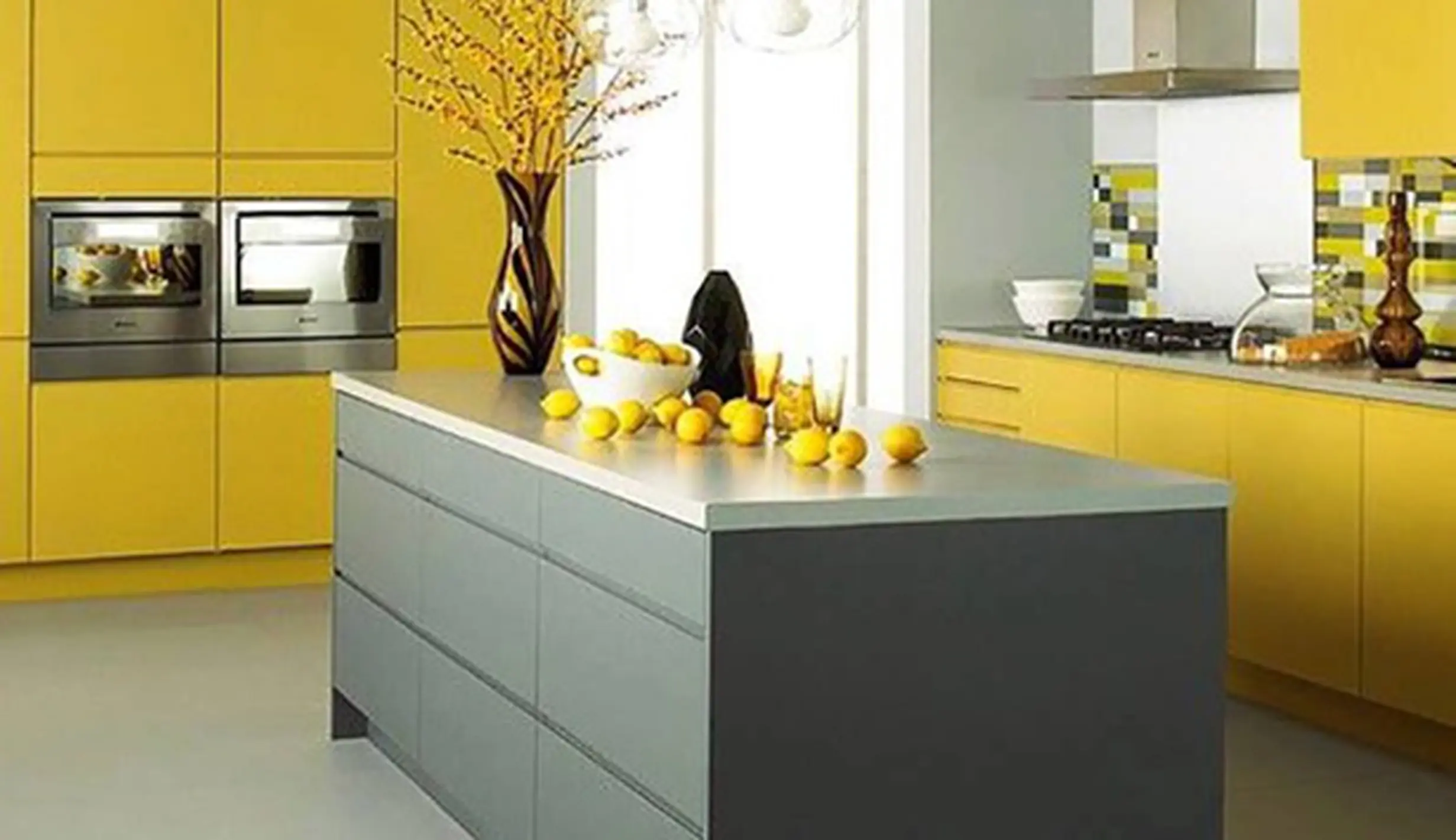 Inspirasi Dapur Nuansa Kuning Keren dan Elegan