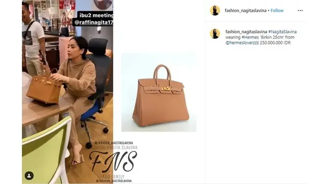 7 Koleksi Tas Mewah Nagita Slavina, Ada yang Capai Harga Rp 1,4 Miliar - Hot Liputan6.com