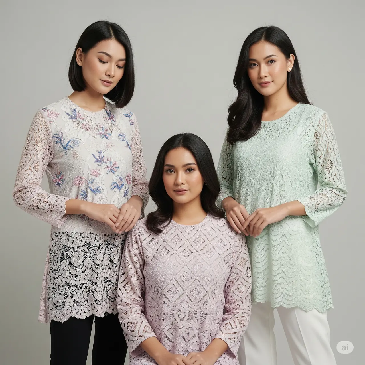 9 Model Baju Tunik Brokat Modern Terbaru 2025: Elegan dan Modern - Hot ...