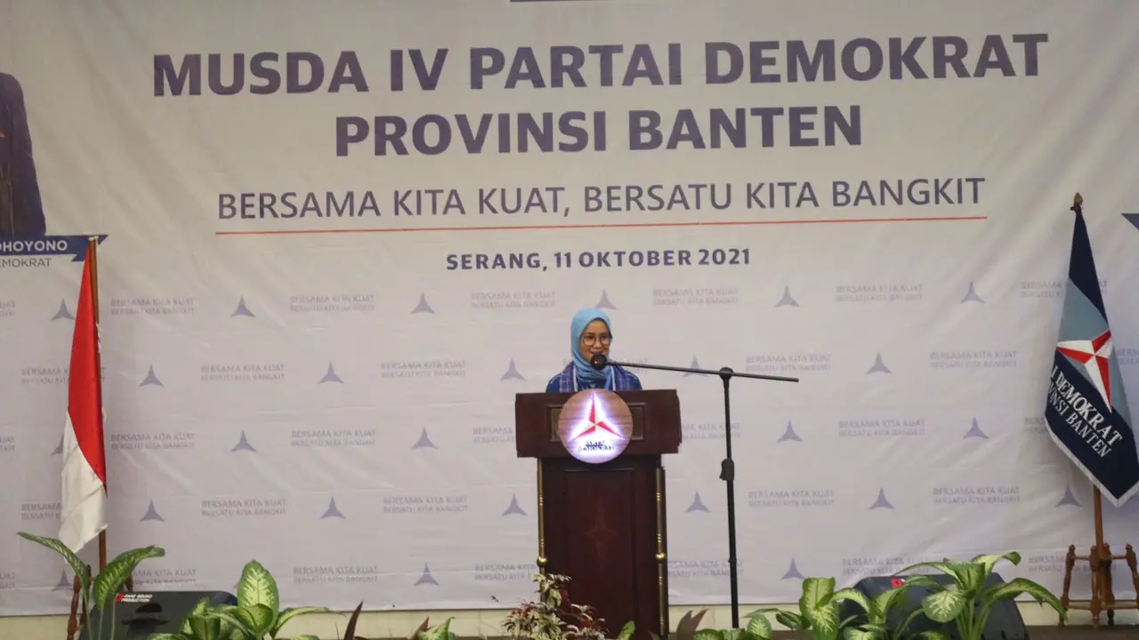 Iti Octavia Jayabaya Terpilih Aklamasi Jadi Ketua Demokrat Banten