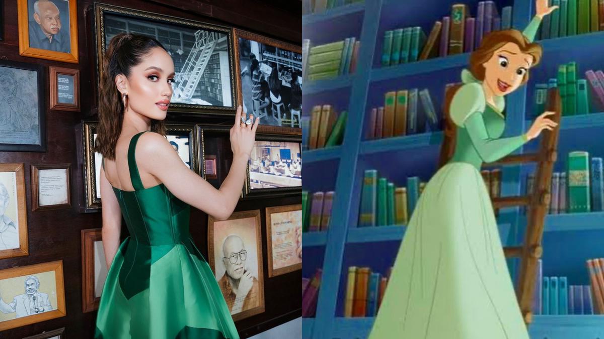 6 Gaya Terbaru Cinta Laura Tiru Disney Princess Belle, Tampil Jadi Kutu ...