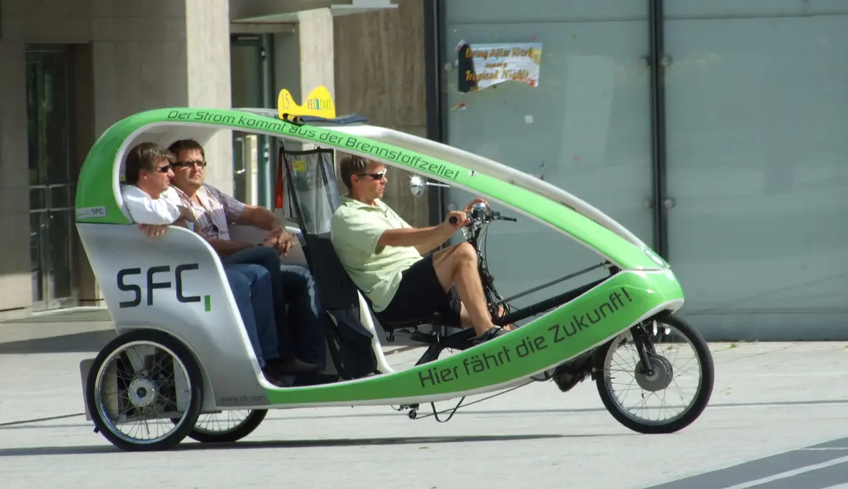 10 Becak Unik dan Keren di Dunia - Foto Liputan6.com