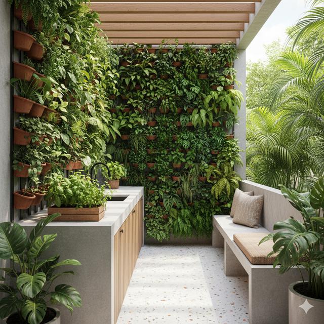10 Model Teras Rumah Minimalis Menyatu dengan Dapur Outdoor Gaya ...