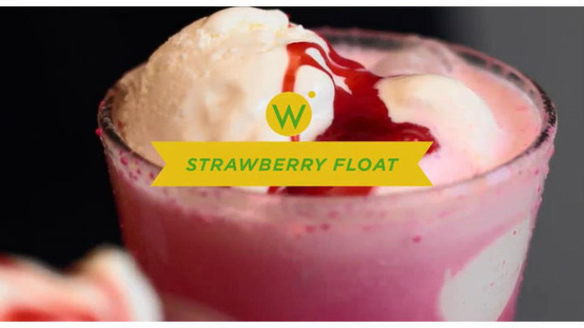 Strawberry Float, Solusi Jitu Penghilang Dahaga di Akhir Pekan ...
