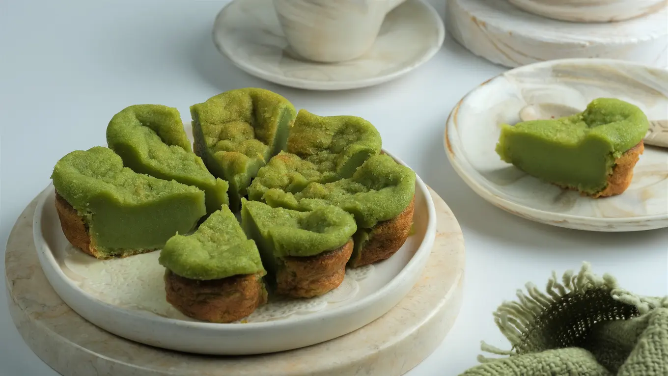 Resep Bolu Kemojo Pandan yang Lembut tanpa Pengembang