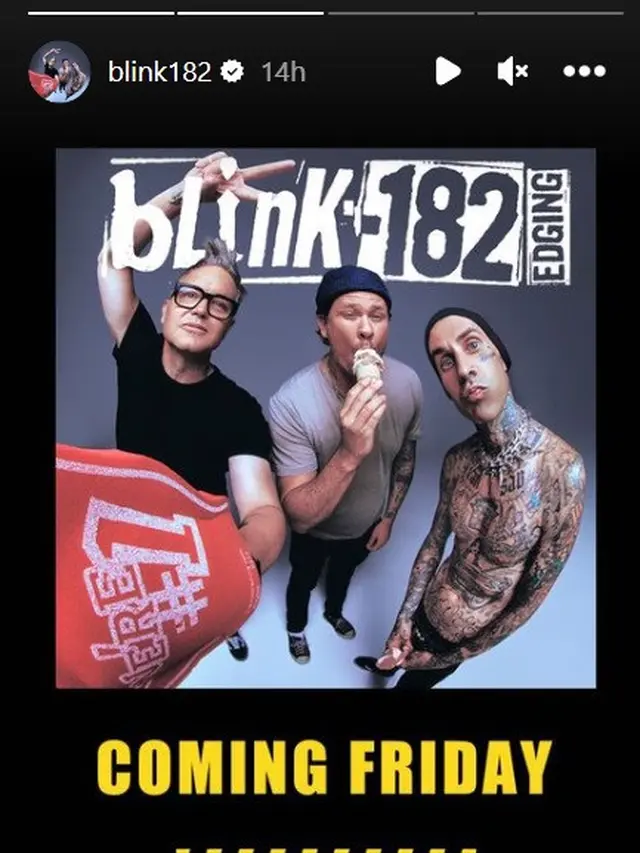 Blink-182 Reuni dengan Tom DeLonge, Ngumpul di Studio Lagi Bikin Musik ...