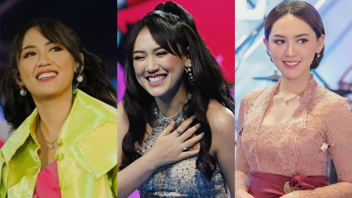 10 Gaya Manggung Happy Asmara yang Selalu Atraktif, dari Pakai Gaun ...