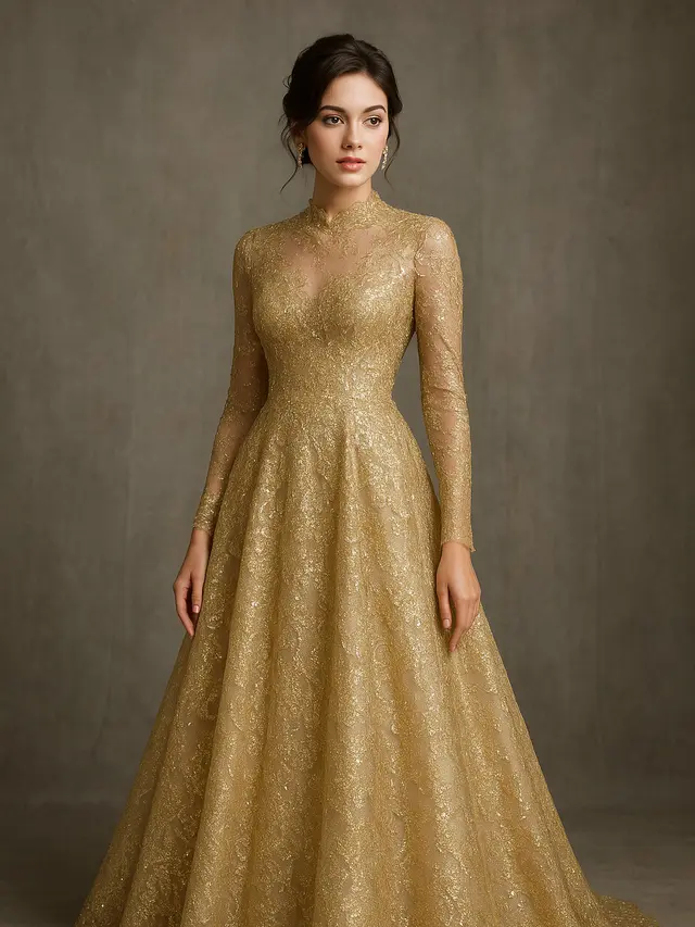 10 Tips Memilih Long Dress Brokat agar Terlihat Tinggi dan Langsing ...