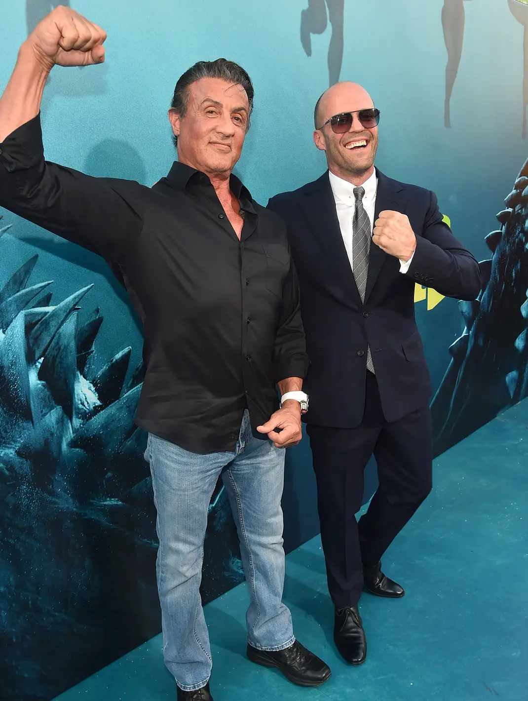 FOTO: Gaya Sylvester Stallone dan Jason Statham di Pemutaran Film The ...