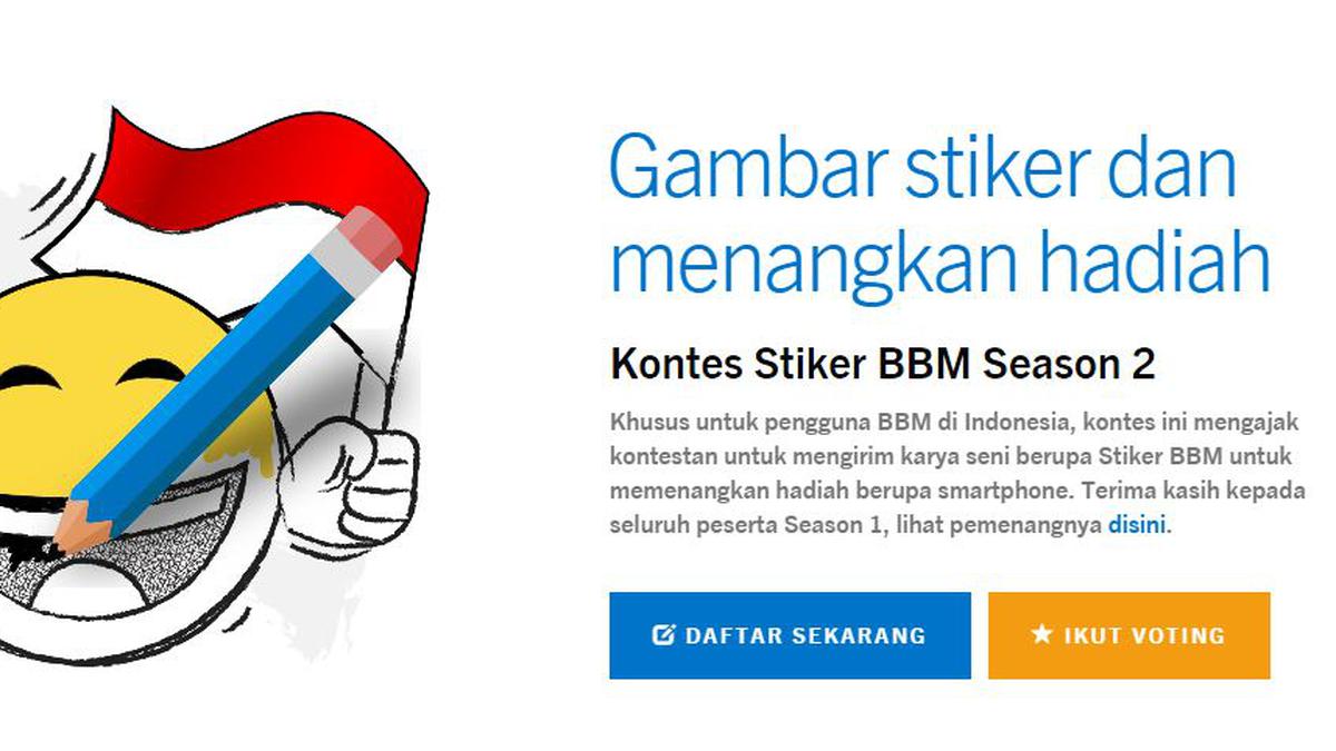 Lagi, BlackBerry Gelar Kontes BBM Sticker di Indonesia - Tekno Liputan6.com
