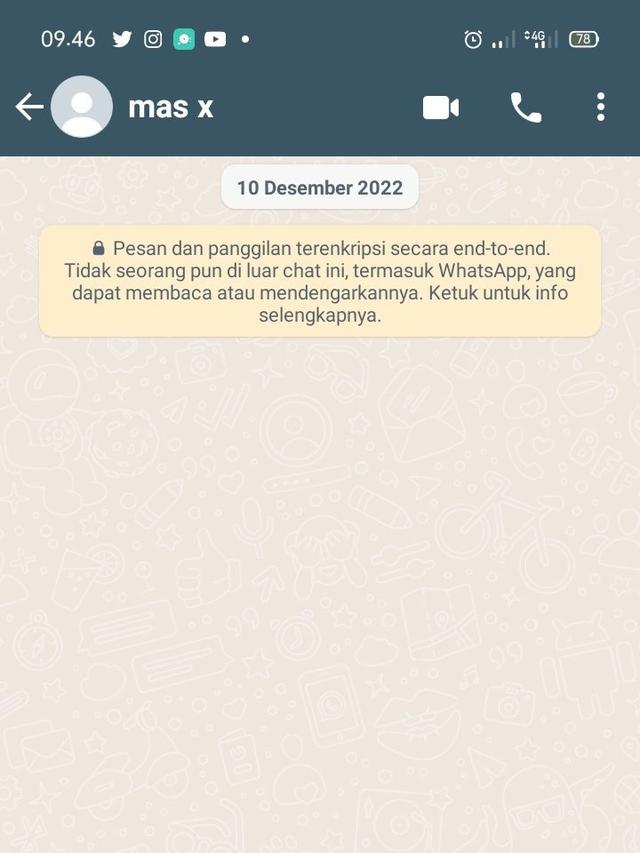 6 Potret Room Chat dengan Gebetan Ini Bikin Senyum Tipis, Kosong ...