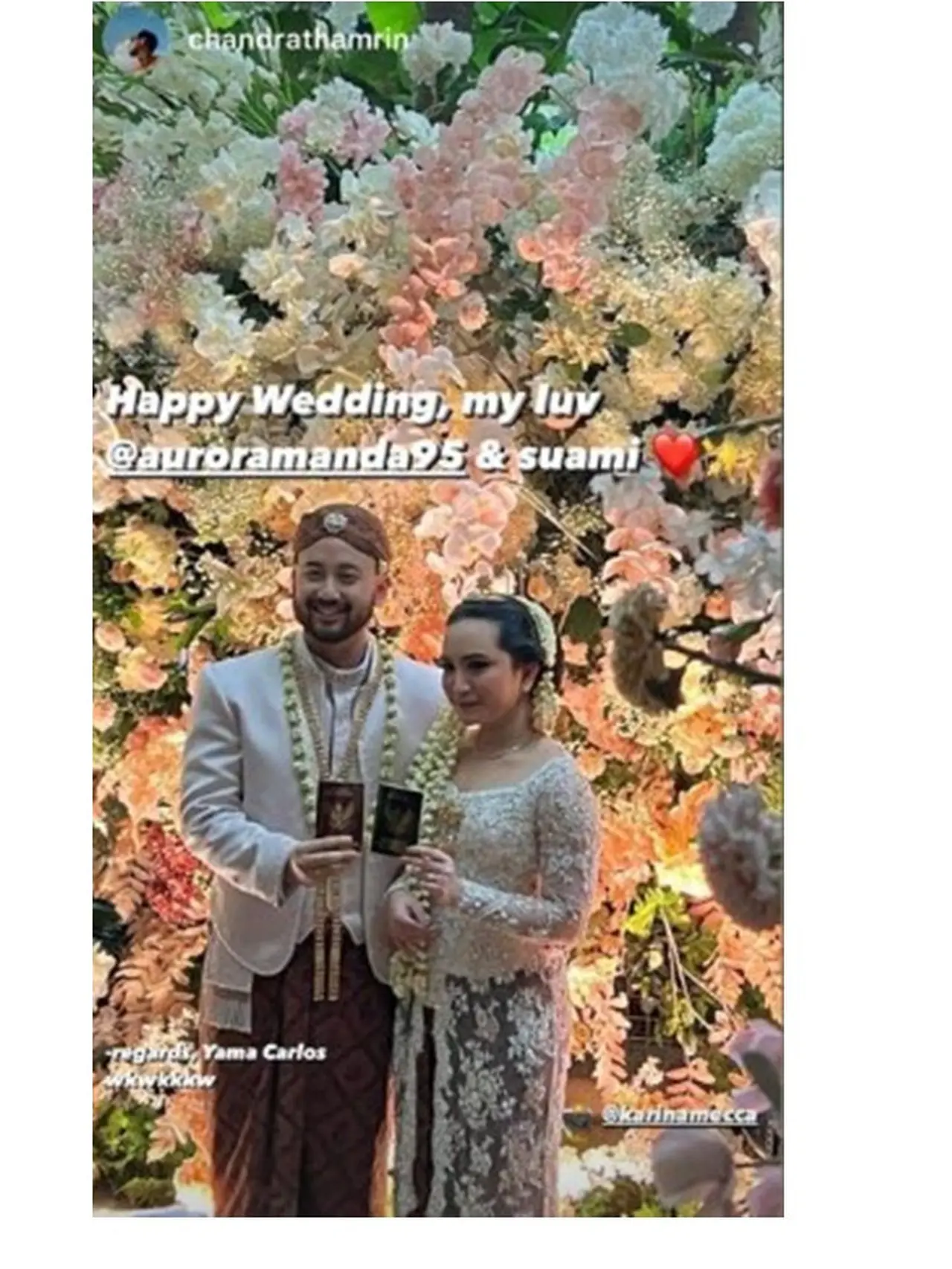 11 Momen Pernikahan Rachel Amanda dan Narawastu Indrapradna, Penuh Haru ...