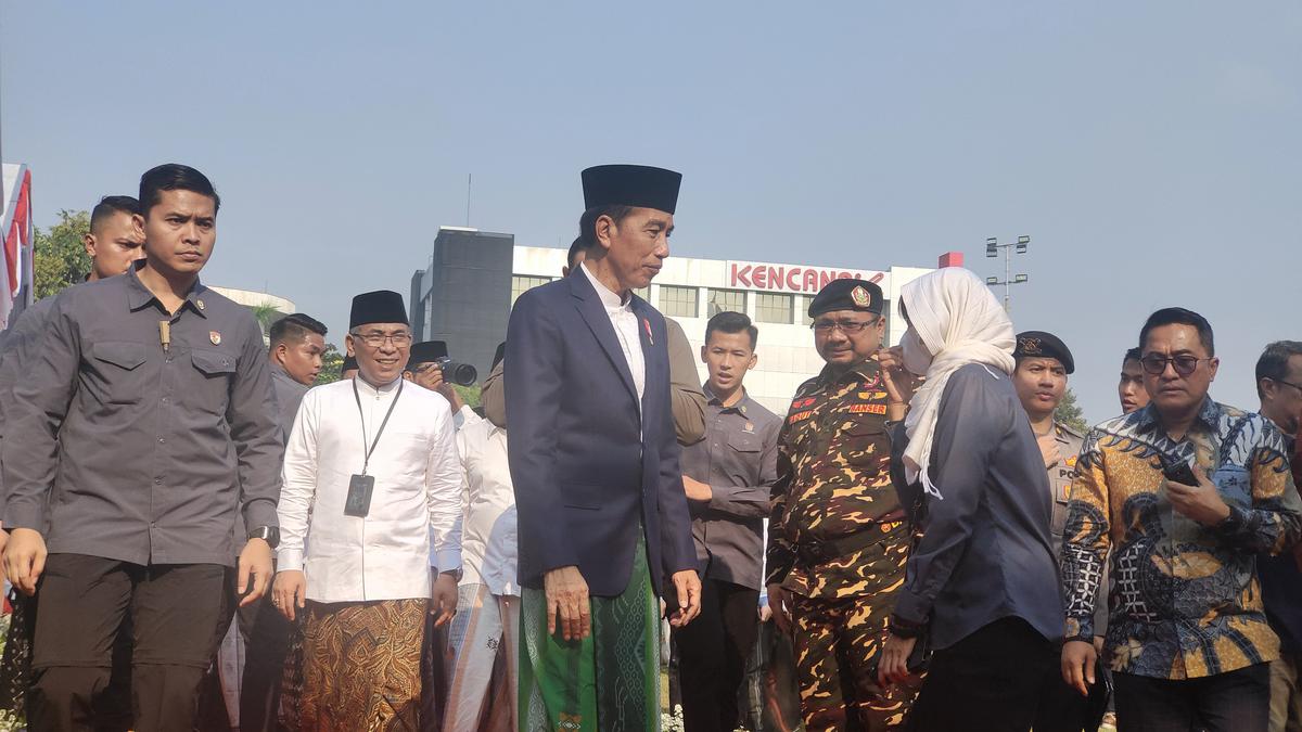 Momen Jokowi Sebut Menag Yaqut Cholil Qoumas Komandan Kopassus di Hari ...