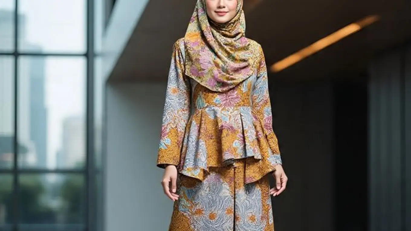 7 Model Gamis Batik Kombinasi Modern Terbaru 2025 yang Lagi Ngehits ...