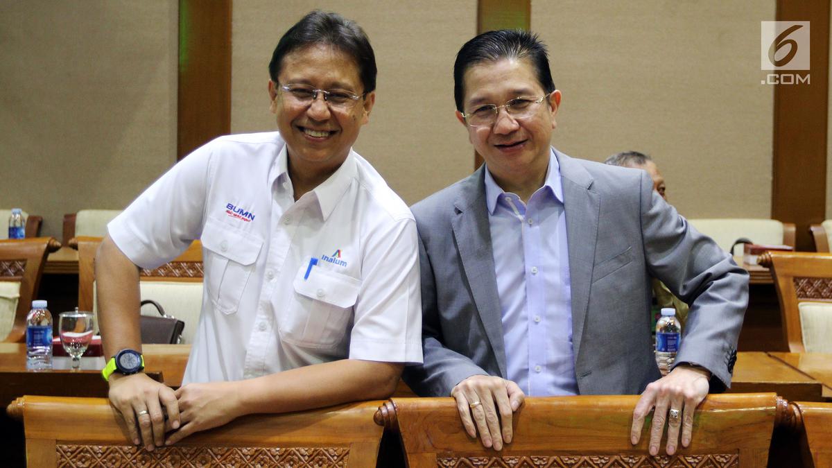 FOTO: Gaya Dirut Inalum dan Freeport Saat Rapat Bareng DPR - Foto ...