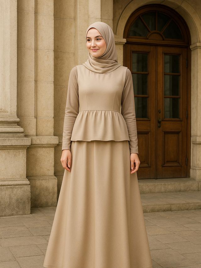 7 Model Gamis tanpa Lengan, Tampil Elegan dan Stylish di 2025
