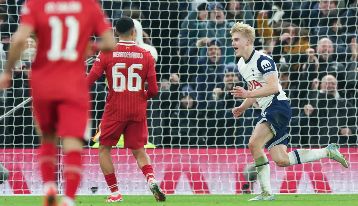 Foto: Aksi Lucas Bergvall Sang Pembeda, Tottenham Tekuk Liverpool di ...