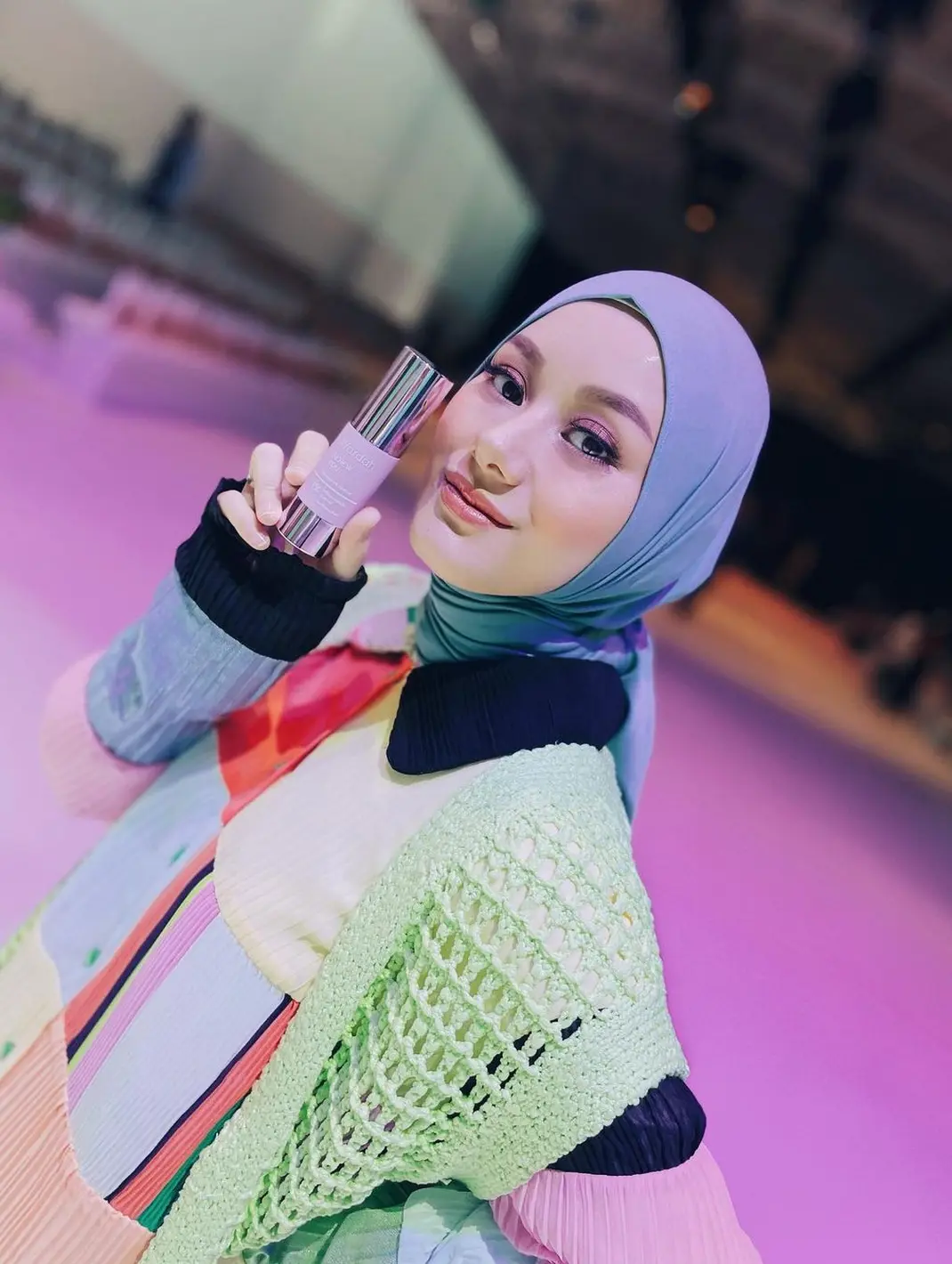 6 Ide OOTD Hijab ala Barbie dengan Warna Pastel dari Irish Bella-Inara ...