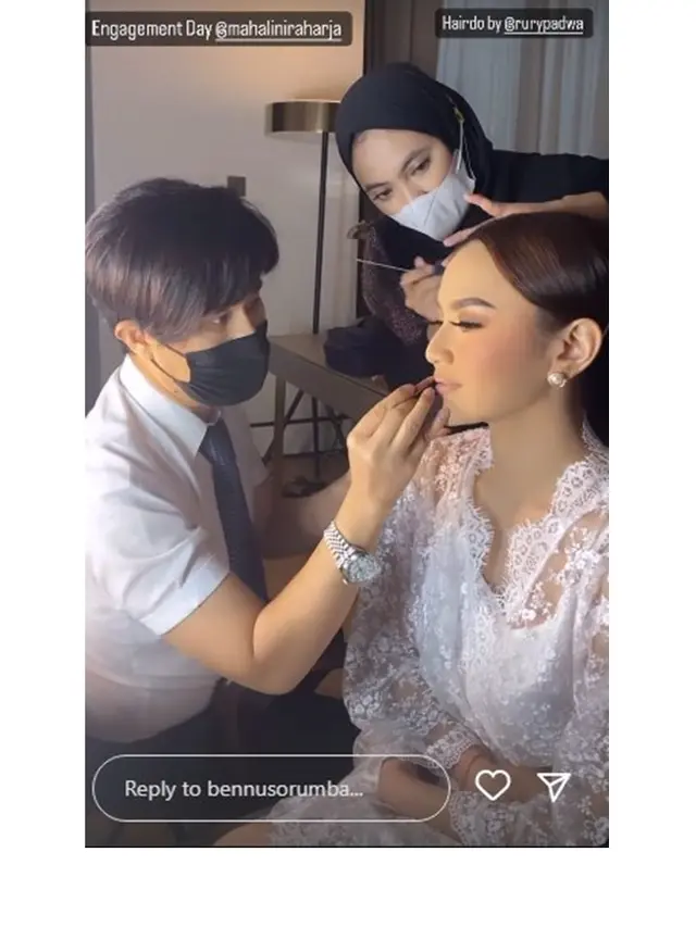 8 Momen Rizky Febian Resmi Lamar Mahalini Raharja, Digelar Tertutup ...