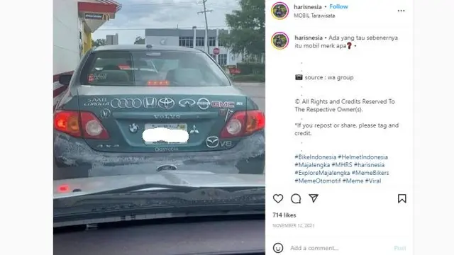 Meme Otomotif: Kebanyakan Logo, Ini Mobil Merek Apa? - Otomotif ...