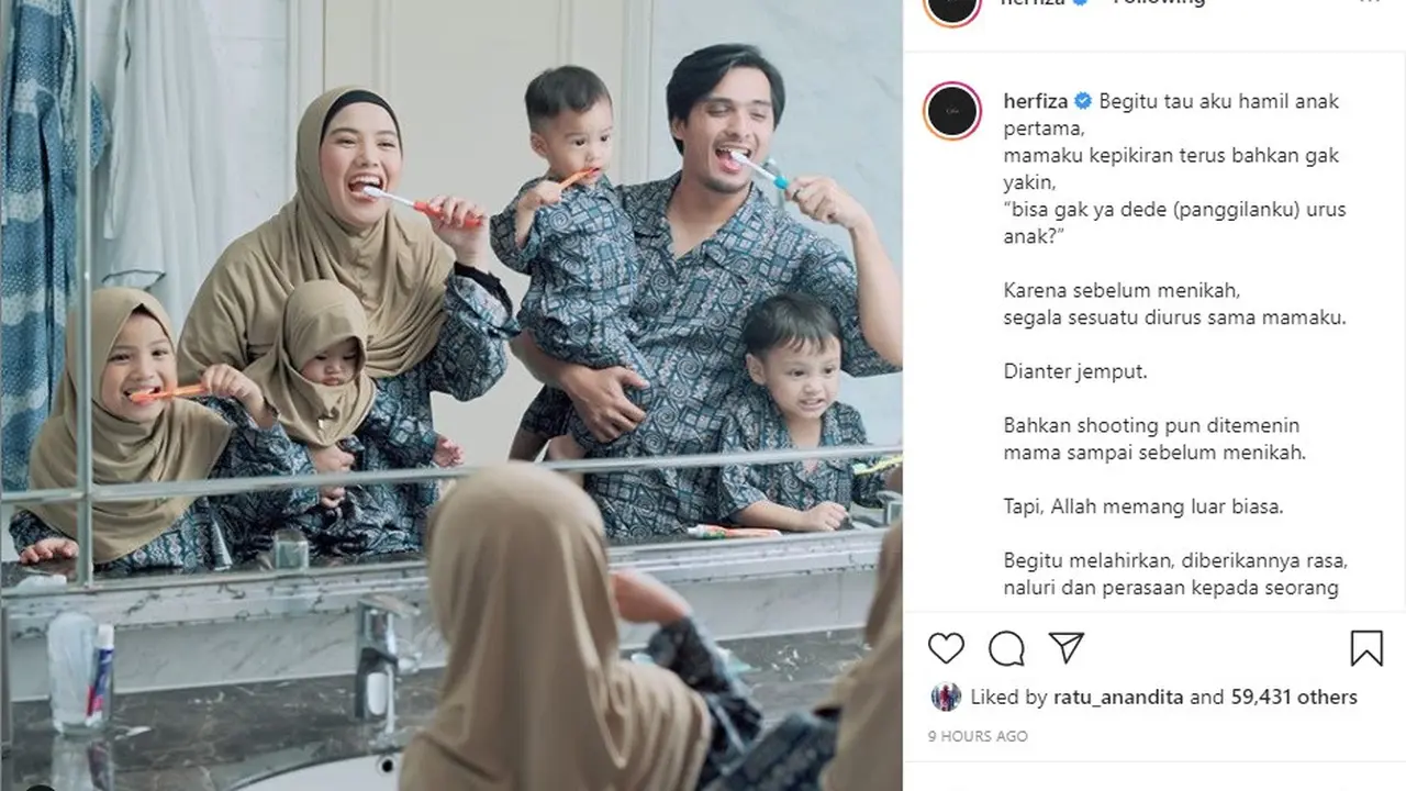 Sempat Diragukan Jadi Ibu, Istri Ricky Harun Malah Penyumbang Cucu ...