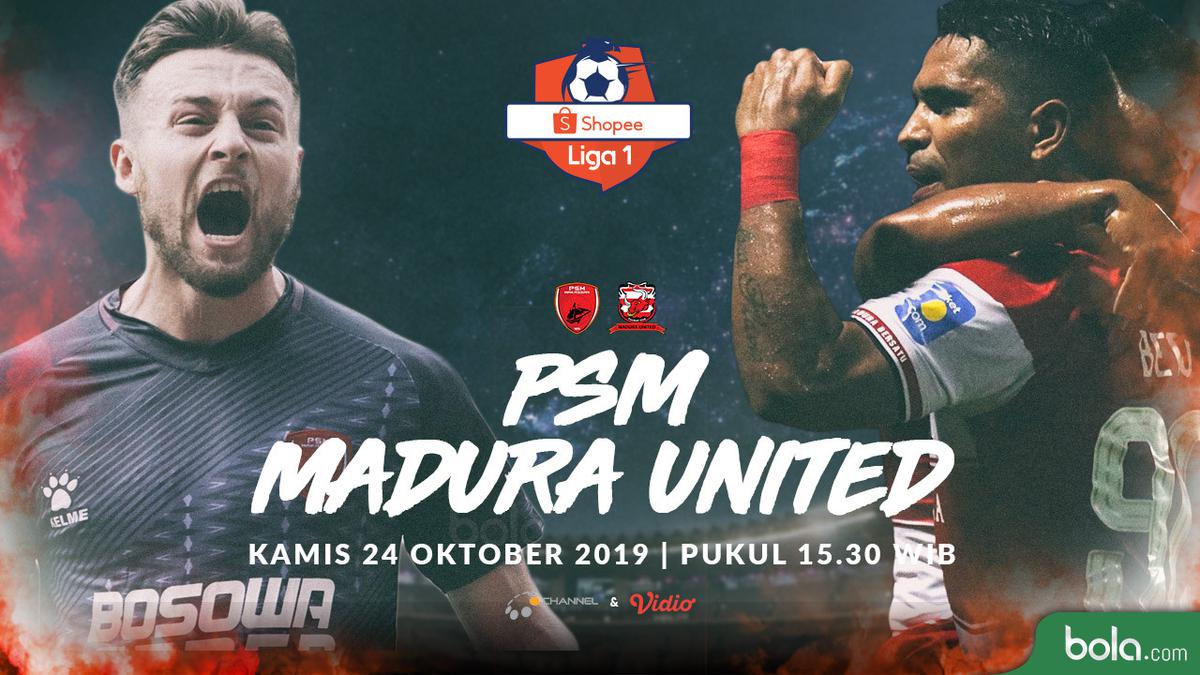 Duel Antarlini PSM vs Madura United: Perang Bintang di Mattoangin - Indonesia Bola.com