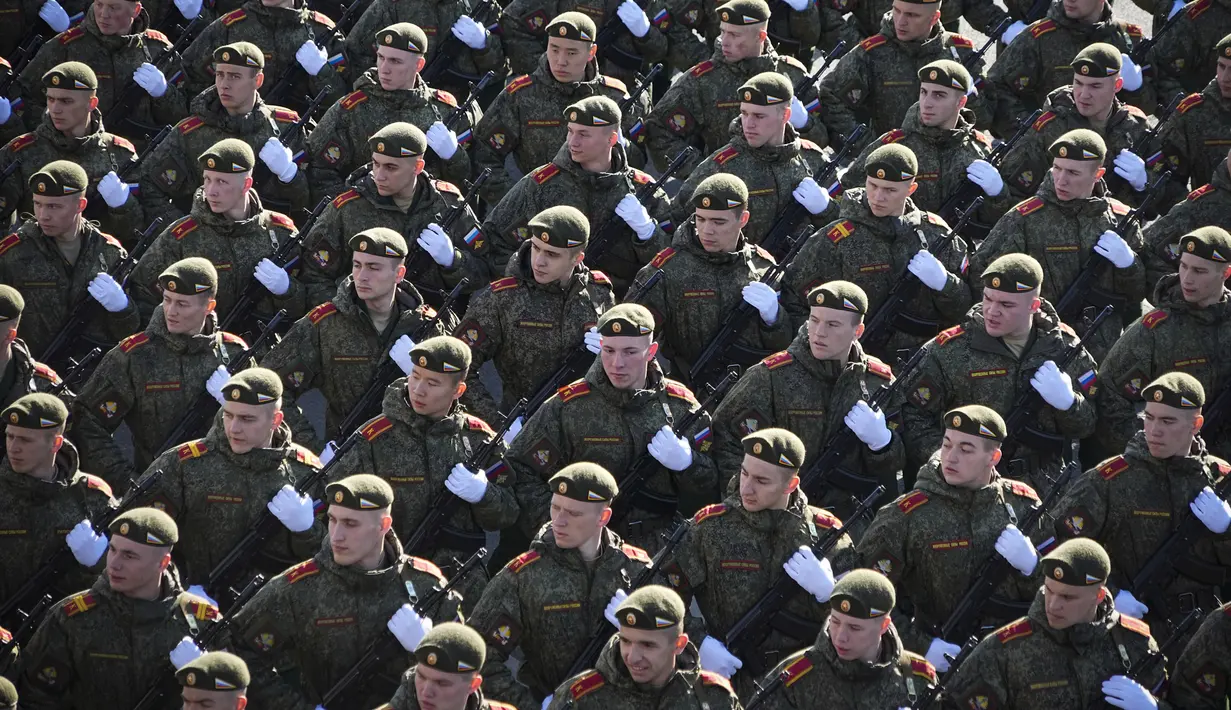 Gladi Bersih Parade Militer Perayaan Victory Day di Rusia - Foto ...